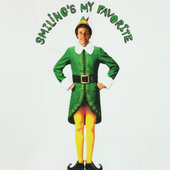 Tops | Buddy The Elf Smilings My Favorite Tee | Poshmark